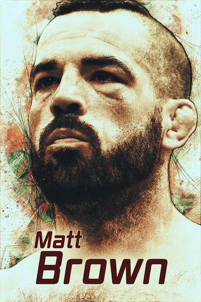 Matt Brown UFC Poster – My Hot Posters