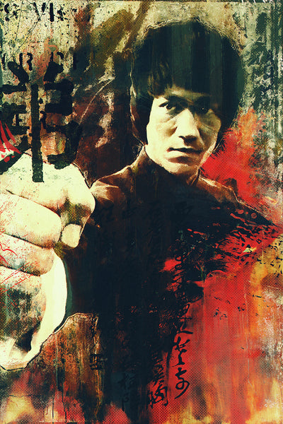 Bruce Lee Fighting Stance Poster – My Hot Posters