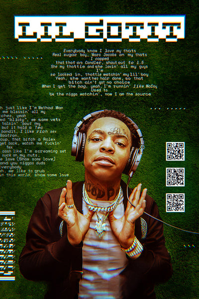 Lil Gotit Rapper Poster – My Hot Posters