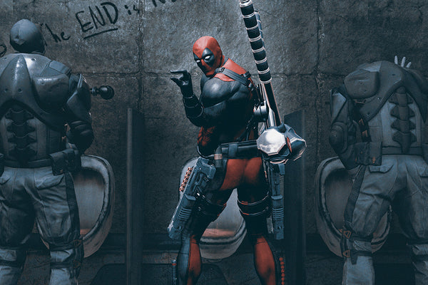 Deadpool Toilet WC Humor Funny Poster – My Hot Posters