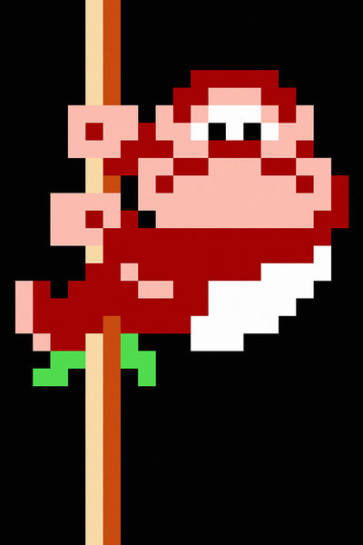 Donkey Kong 8 Bit Pixel Old Classic Retro Game Poster – My Hot Posters