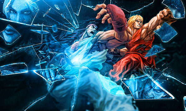 Ryu And Ken Street Fighter Game Poster – My Hot Posters