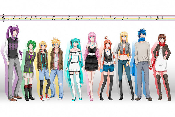 Vocaloid Hatsune Miku Kagamine Len Kagamine Rin Anime Poster – My Hot ...