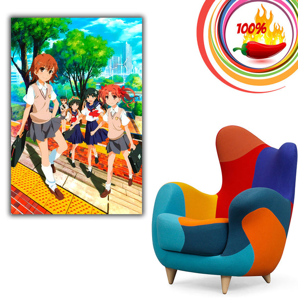 Anime Manga A Certain Scientific Railgun Poster – My Hot Posters